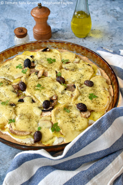 Pizza raclette | Un Pas Plus Vert